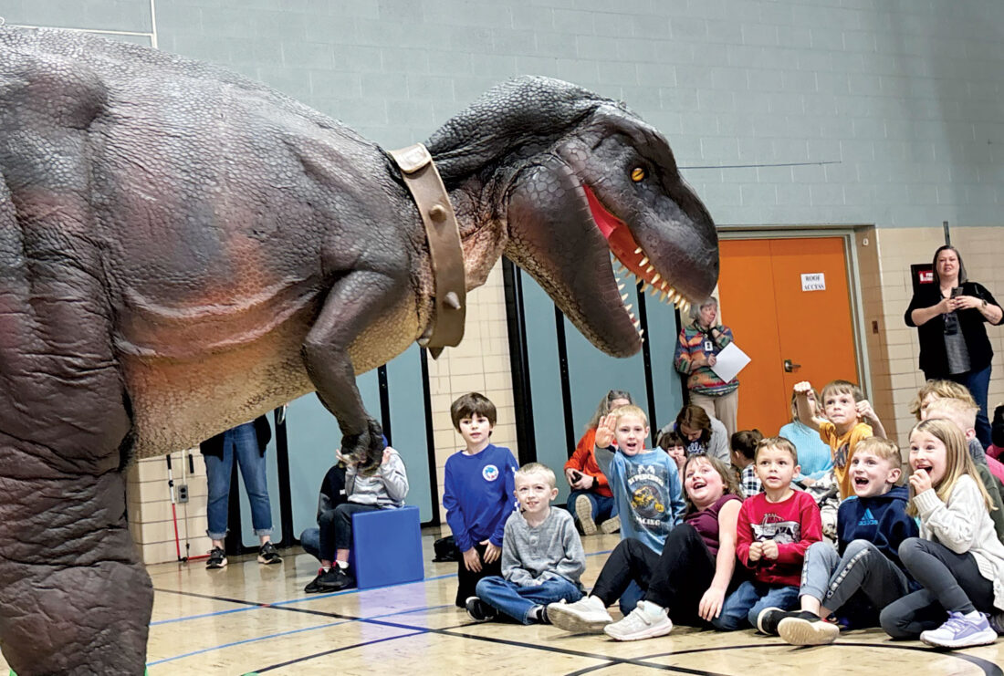Dino Roar: Kids learn about literacy and reading at Phillips Elementary ...